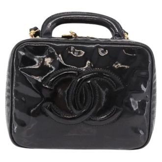 Chanel Sac bandouli&egrave;re pr&eacute;-poss&eacute;d&eacute; en m&eacute;tal - Femme - Pre-owned - Noir - Taille: ONE Size