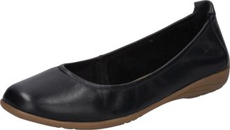 Josef Seibel Damen Klassische Ballerinas Fenja 01,Weite G (Normal),weiblich,Lady,Ladies,Womens,Woman,Flats,Halbschuhe,schwarz,37 EU / 4 UK