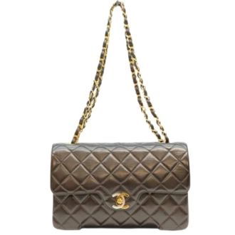 Chanel Pre-owned Vintage Schultertasche - - Pre-owned - Damen - Braun - ONE SIZE