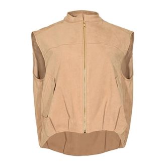 Maicazz Silett Gilet - - Jackets - Damen - Beige - L
