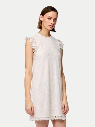 Pieces Kleid für den Alltag Olline 17146419 Weiß Regular Fit