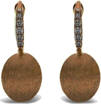 Nanis 18kt Ciliegine Gelbgoldohrringe mit Diamant