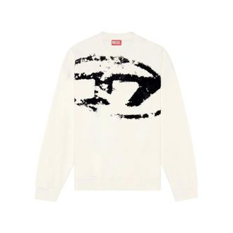 Diesel Homme, Sweatshirts et sweats à capuche, Blanc, Taille: S S Boxt N5