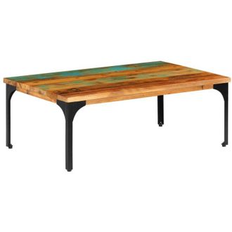 vidaXL Couchtisch 100x60x35 cm Altholz Massiv Vidaxl