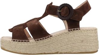 Macarena Femme, Chaussures, Brun, Taille: 38 EU Anisa17 Sandalia Serraje