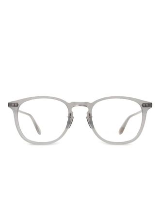 Garrett Leight lunettes de vue Kinney J &agrave; monture ronde - Gris