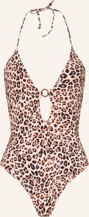 Banana Moon Banana Moon Neckholder-Badeanzug Mirelo beige