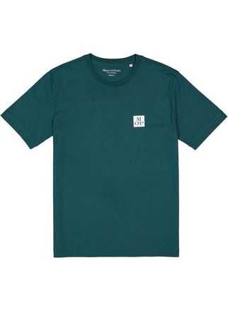 Marc O'Polo Herren T-Shirt grün Baumwolle