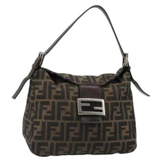 Fendi Pre-owned Zucca Canvas Shoulder Bag - - Pre-owned - Damen - Braun - ONE SIZE