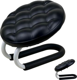 Generico Ergonomische Meditationsbank, Achtsamkeits-Yoga-Stuhl, Kniehocker für den Boden, kompaktes Zen-Stützwerkzeug für Senioren, Ausrüstungskissen