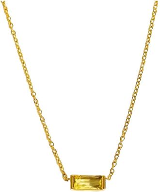 Dansk Copenhagen November Geburtsstein Goldkette - - Accessories - Damen - Gelb - ONE SIZE