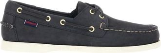 Sebago Homme, Chaussures, Bleu, Taille: 40 1/2 EU Docksides Portland Nubuck Moccasin