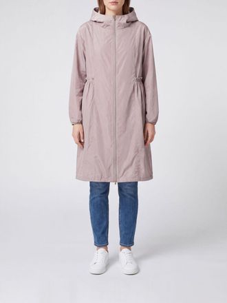 Herno Imperm&eacute;able mi-long en nylon ultra-l&eacute;ger avec capuche et cordon de serrage