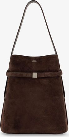 Toteme Belted suede bucket bag - TOTEME - gender_Woman