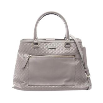 Gucci Pre-owned Micro Guccissima Leder 2way Handtasche - - Pre-owned - Damen - Grau - ONE SIZE