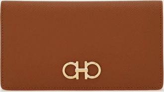 Ferragamo Damen Gancini Brieftasche Beige