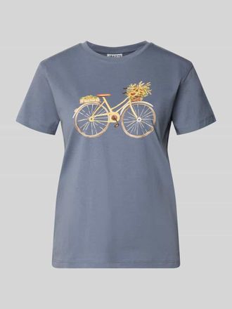 Jake*s Casual T-Shirt mit Motiv-Print und Rundhalsausschnitt