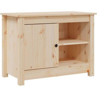 vidaXL TV-Schrank 70x36,5x52 cm Massivholz Kiefer Vidaxl