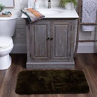 Mohawk Home Anerkennung Badematte, Nylon, Espresso, 2x34