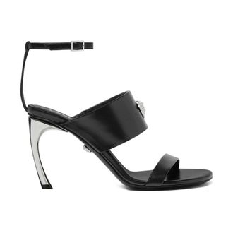 Versace Femme, Chaussures, Noir, Taille: 37 1/2 EU Sandales Pincer 85 mm