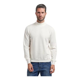Gran Sasso Mock-Neck-Pullover - - Knitwear - Herren - Wei&szlig; - XL