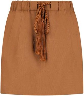 Max Mara Femme, Jupes, Brun, Taille: 38 FR Jupe Tabarin