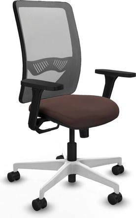 Piqueras y Crespo Gepolsterter Schreibtischstuhl Zulema mit 3D-Armlehnen, h&ouml;henverstellbare Lendenwirbelst&uuml;tze, ausgestattet mit Sincro 3 Positionen und Schneideschaum,