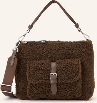 Marc O'Polo Marc Opolo Schultertasche Aus Teddyfell braun