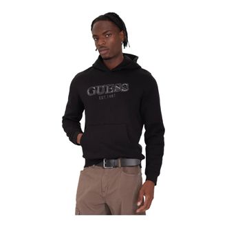 Guess Herren, Sweatshirts & Hoodies, Schwarzk, 2XLGr&ouml;&szlig;e
