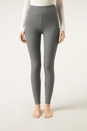 Calzedonia Leggings Mit Kaschmir Grau