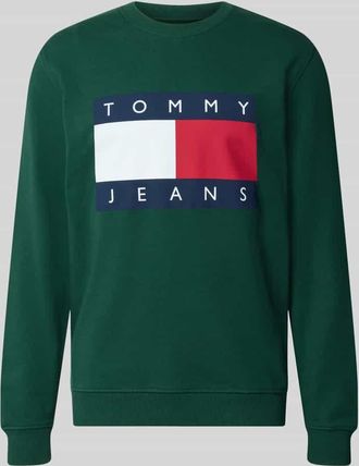 Tommy Jeans Regular Fit Sweatshirt aus reiner Baumwolle