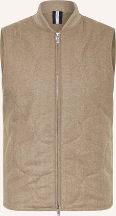 Profuomo Profuomo Steppweste braun