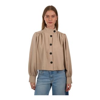 Second Female Damen, Jacken, Beige, MGr&ouml;&szlig;e