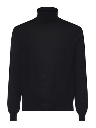 Mauro Ottaviani Pull Col Roul&eacute; - Noir
