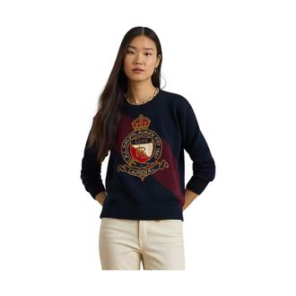 Ralph Lauren Damen, Strickwaren, Blau, SGr&ouml;&szlig;e