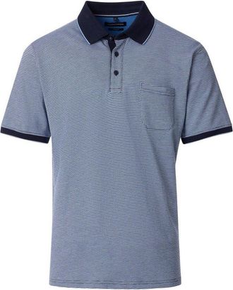 Casamoda Poloshirt CASAMODA Polo-Shirt gemustert