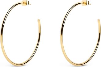 Singularu Ankara Creolen. Messing mit 18 Kt Vergoldeter Beschichtung. Schmuck f&uuml;r Damen