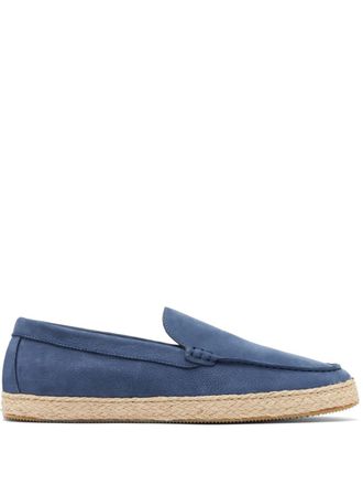 Scarosso espadrilles Lino en cuir - Bleu