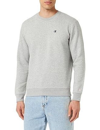 Champion Legacy Basics-Powerblend Fleece Crewneck Sweat, Gris Chiné Clair, XS Homme