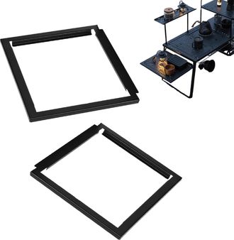 Generico Klapptisch f&uuml;r Picknick, tragbarer Grilltisch | Outdoor | f&uuml;r Drau&szlig;en, Grillen, Garten, Haus, Strand, Hof, Hinterhof, Balkon