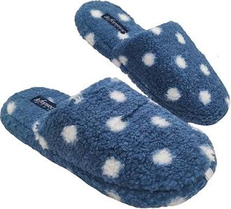 De Fonseca DeFonseca Le Puà! Chaussons dhiver pour femme en polaire avec poil, chaudes, chaussons rembourrés, confortables et légers, Bleu de Prusse, 36/37 EU