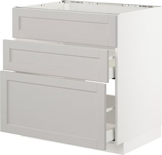 IKEA METOD Unterschr. f Spüle/3 Fronten/2Sch
