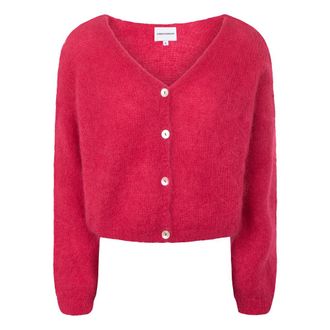 Americandreams Americandreams, Femme, Pulls, Rose, Taille: 42 FR Cornelia Cropped Cardigan
