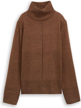 Tom Tailor Strickpullover Pullover & Strickjacken Cosy Strickpullover mit Stehkragen
