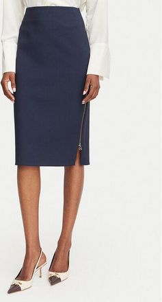 Rinascimento Rinascimento Bleistiftrock CFC0128651003 Dunkelblau Slim Fit