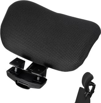 SOLUSTRE Mipcase Ergonomische Bürostuhl Kopfstütze Nackenstütze aus Atmungsaktivem Mesh Höhenverstellbares Nackenkissen zur Halswirbelsäulenschutz Einfache Nac