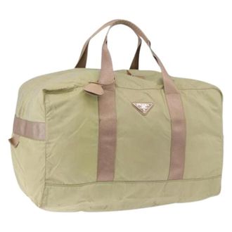 Prada Pre-owned Vintage Boston Bag - - Pre-owned - Damen - Gr&uuml;n - ONE SIZE