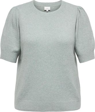 Only Carmakoma Damen Carrica Life 2/4 Pullover KNT Noos, Chinois Green, M