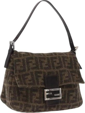 Fendi Pre-owned Sac bandouli&egrave;re vintage Zucca Canvas - Femme - Pre-owned - Brun - Taille: ONE Size