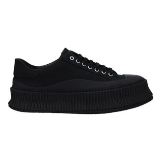 Jil Sander Fabric Platform Sneakers - - Shoes - Herren - Schwarzk - 45 EU